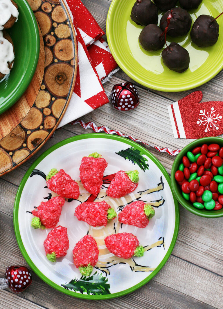 Strawberry Coconut Candies