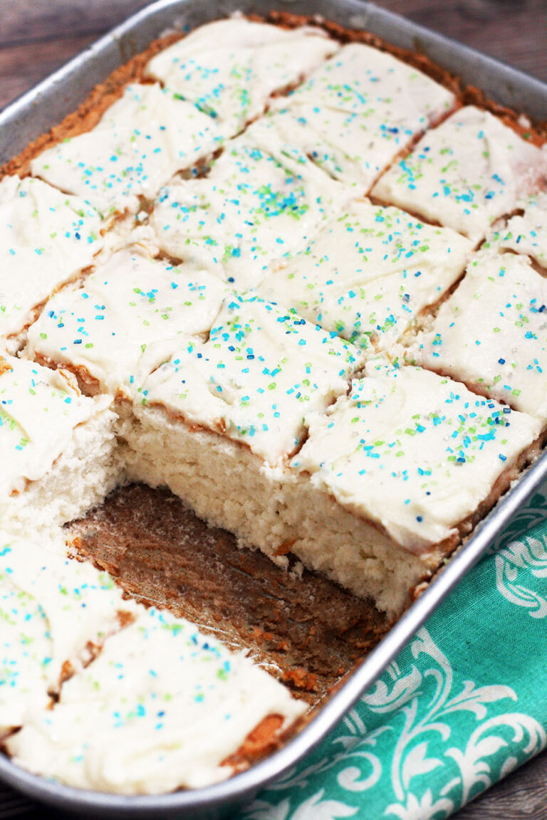 Mock Angel Food Cake (Easy 9x13 Pan Recipe)