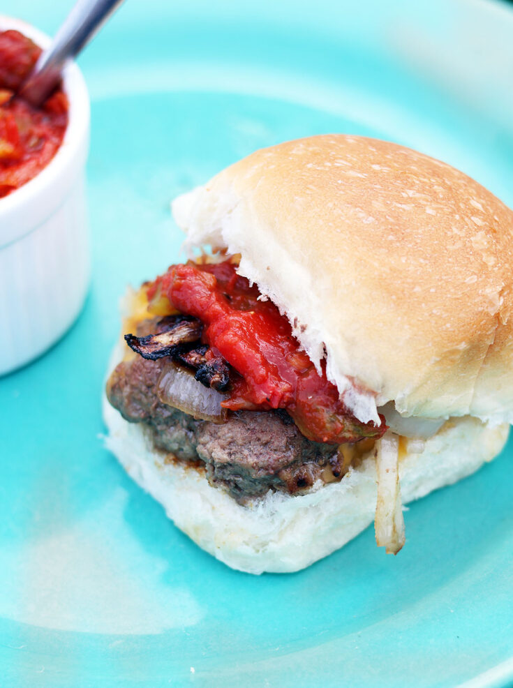 Red Hamburger Relish (No-Cook Recipe!)